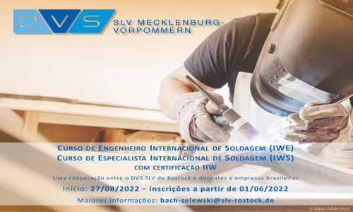 Curso de Engenharia Internacional de Solda(IWE) e Especialista ...